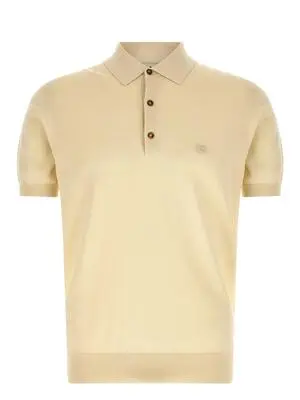 Etro 'pegaso' Polo Shirt Beige