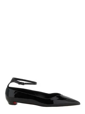 CHRISTIAN LOUBOUTIN CHRISTIAN LOUBOUTIN Erozeena Patent Calf Leather Ballet Flats