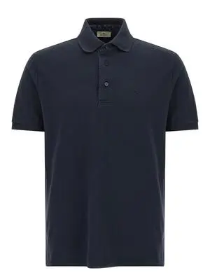 Etro Pegaso' Polo Shirt - Blue