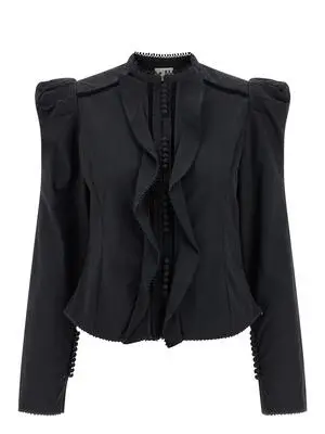 Isabel Marant Étoile Calina Cotton Shirt - Black