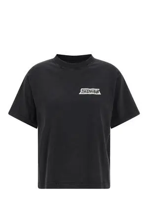 Balenciaga Masking Tape Jersey T-shirt - Black