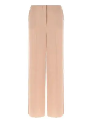 Pinko Satin Wide Leg Trousers - Pink