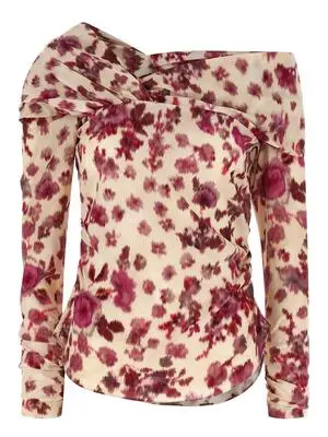 Isabel Marant Étoile ISABEL MARANT Danka Silk Top Pink