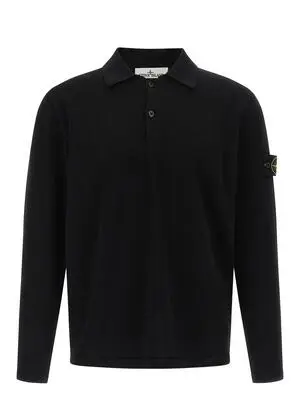 Stone Island 5100024' Polo Shirt - Black