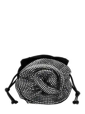 Magda Butrym Satin Crossbody Bag - Black