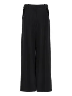 MUGLER MUGLER Cut-Out Wool Blend Trousers