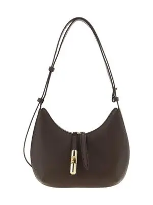 Furla Goccia Small Shoulder Bag - Brown