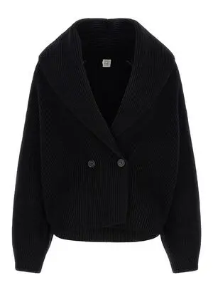 TOTEME Shawl-lapel Cardigan - Black
