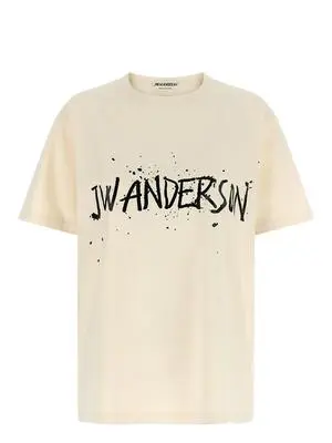 J.W.ANDERSON J.W.ANDERSON Circular Cotton T-Shirt