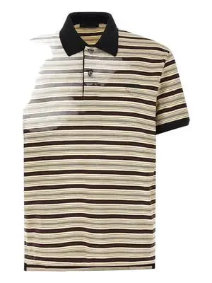Prada Striped Polo Shirt - Multi