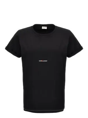 Saint Laurent Rive Gauche' T-shirt - Black