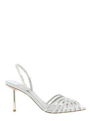LE SILLA LE SILLA Embrace Patent Leather Rhinestone Sandals