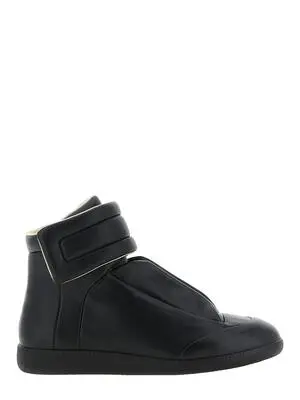 MAISON MARGIELA MAISON MARGIELA Future Calfskin Leather Sneakers Black
