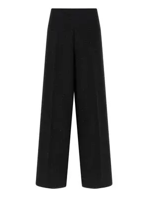 Herno Micro Sequin Trousers - Black