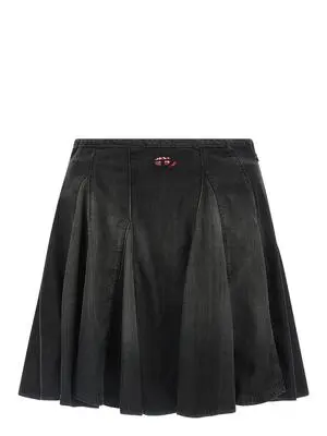 DIESEL® De-spiki-s Denim Skirt - Black