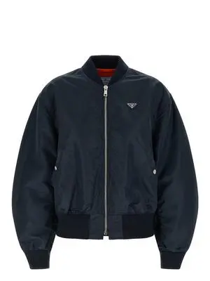 Prada Twill Bomber Jacket - Blue
