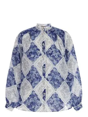 Twin-set Ramie Shirt - Blue