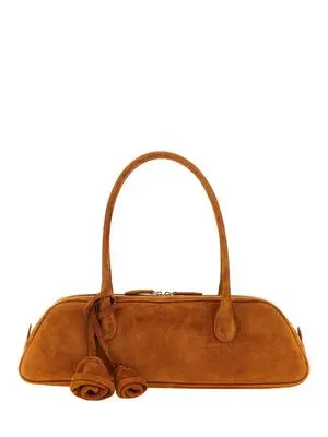 Magda Butrym Brigitte Suede Shoulder Bag - Brown