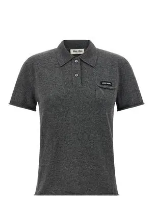 MIU MIU MIU MIU Cashmere Polo Shirt