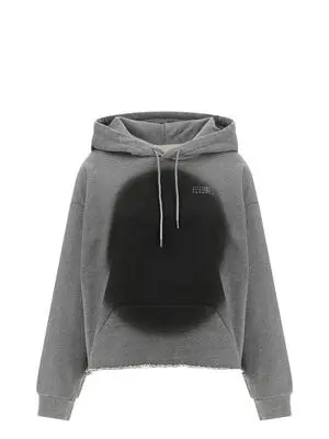 MAISON MARGIELA Numeric Signature Spray Hoodie - Gray
