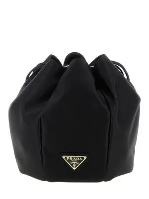 PRADA PRADA Satin Mini Bucket Bag
