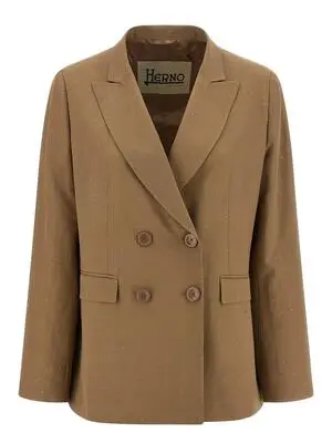 Herno Micro Sequin Blazer - Beige