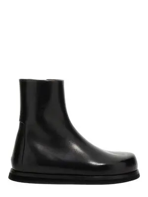 Marsèll Accom Leather Ankle Boots - Black