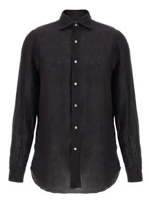 FINAMORE 1925 Gaeta' Shirt - Black