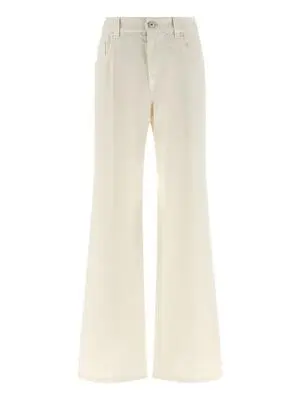 Brunello Cucinelli The Contemporary Loose Jeans - White