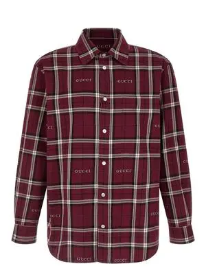 Gucci Tartan Shirt - Red