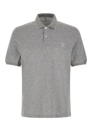 BRUNELLO CUCINELLI Stretch Jersey Polo Shirt