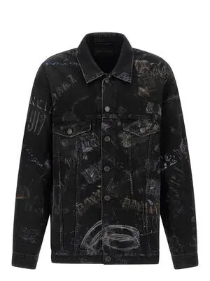 BALENCIAGA BALENCIAGA Oversize Crayon Cotton Denim Jacket