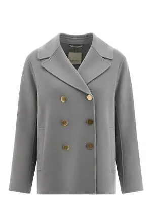 Max Mara MAX MARA 'S' SmmMargot Wool Blazer Gray