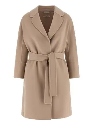 Max Mara MAX MARA 'S' Arona Coat Beige