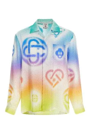 Casablanca 'halftone Logo' Shirt Multi