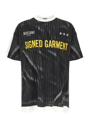 Moschino Trompe-l'ail Print T-shirt - Black