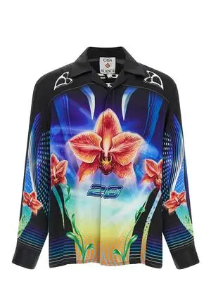 Casablanca Orchid Racer' Shirt - Multi