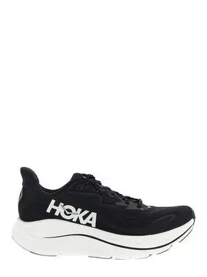 Hoka One One Clifton Jacquard Running Sneakers - White/black