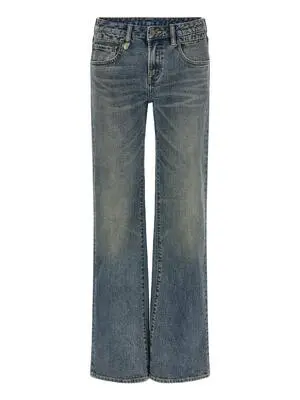 R13 Boy Flare Denim Jeans - Blue