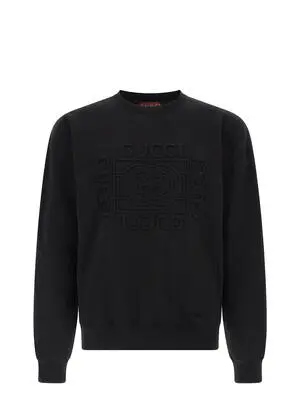 Gucci Incrocio Gg Sweatshirt - Black