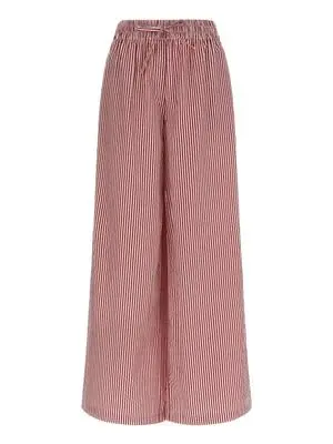 P.A.R.O.S.H P.A.R.O.S.H. Cashine Striped Cotton Poplin Pants
