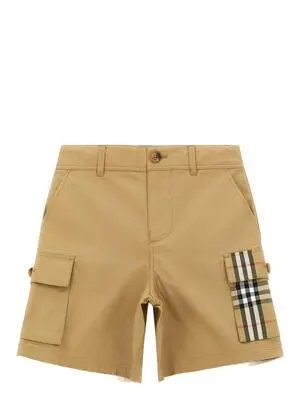 Burberry Cotton Twill Bermuda Shorts - Beige