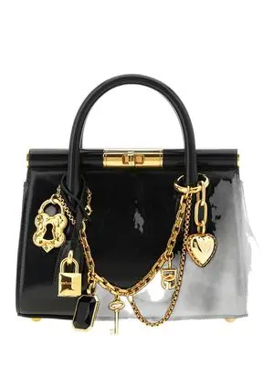 Dolce & Gabbana Marlene Mini Handbag With Charms - Black