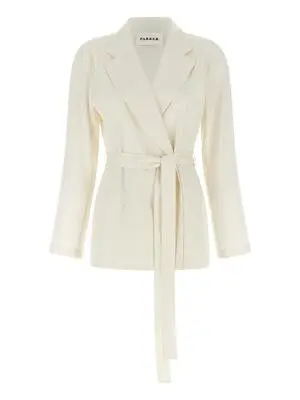 P.A.R.O.S.H P.A.R.O.S.H. Paky Fluid Fabric Blazer