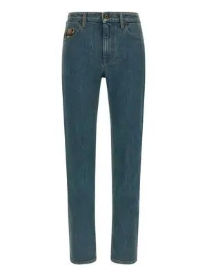 Burberry Dalia Straight Leg Jeans - Blue