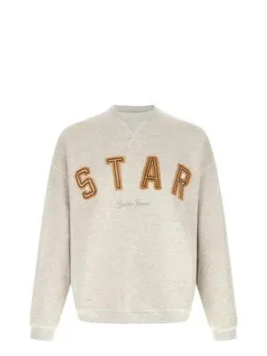GOLDEN GOOSE Patch Sweatshirt - Gray