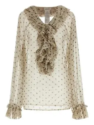 P.a.r.o.s.h Pallina Blouse - Beige