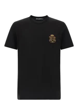Dolce & Gabbana Heraldic Patch T-shirt - Black