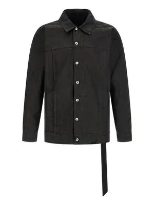 Rick Owens Jumbo Worker Jacket - Black