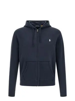 Polo Ralph Lauren Loopback Cotton Hoodie - Blue